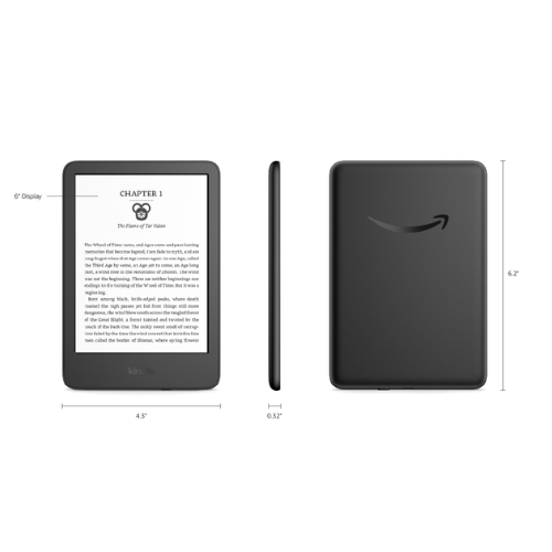 Amazon Kindle 11th Gen - 16GB, 6 inch Display, 300 ppi, Wifi Ebook Reader