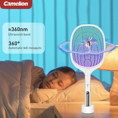 Camelion 2 in 1 Electric Mosquito Swatter and Trapper - Rechargeable ...
