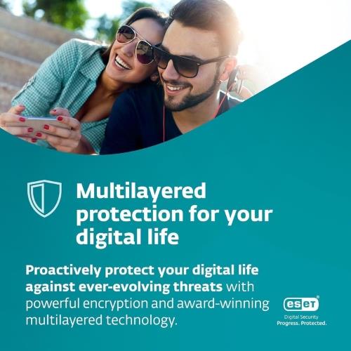 ESET Home Security Essential for Windows, Mac OS and Android - 1, 3 and 5 user - 1 year