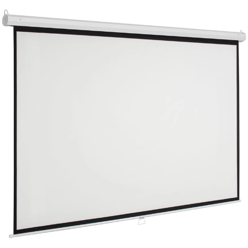 Hashmo Wall Mounted Projection screen - 6 x 6 ft, 100 inch, 4:3 Ratio ...