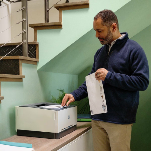 HP Color LaserJet Pro 3203dw Printer, Color Printer, Duplex double side ...