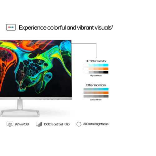 HP Series 5 524SF Full HD Bezel less LED Monitor