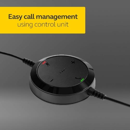 Jabra Evolve HSC016 20 UC Wired Headset, Stereo Professional Telephone ...
