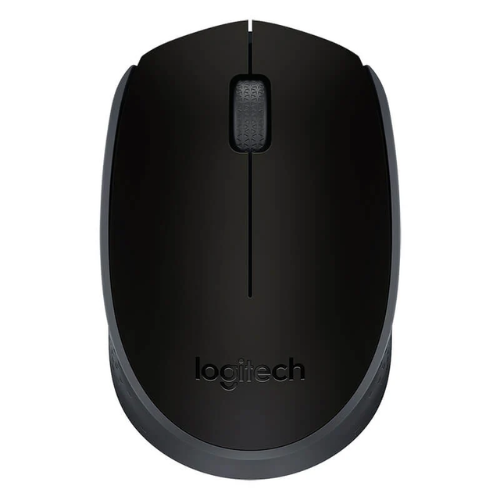 Logitech M170 Wireless Mouse, with 12 Months battery, 1000 dpi - Black