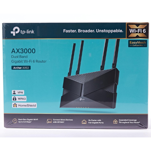 TP-Link Next-Gen Wi-Fi 6 Archer AX53 AX3000 Mbps Gigabit Dual Band ...