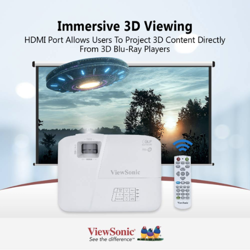 ViewSonic PA503SE SVGA Business Projector, 4000 Lumens