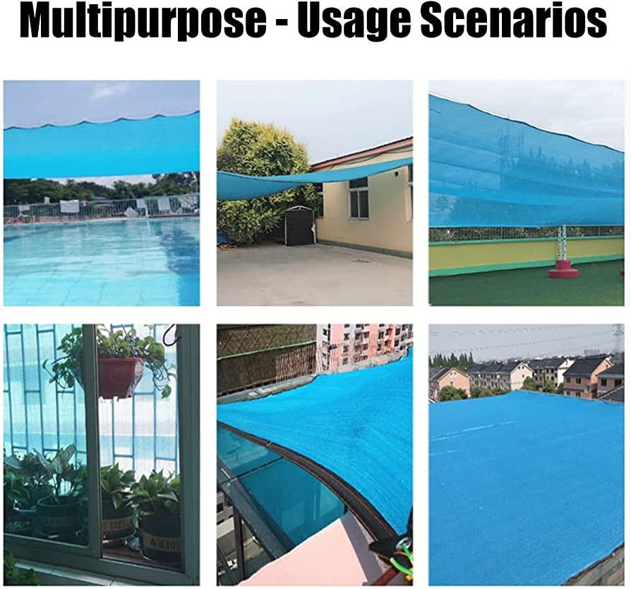 Blue Shade Net, High quality, SIZE (15 ft X 40 ft),Shading Rate 90%-95% ...