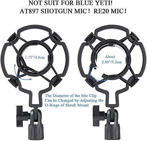 HAUEA Professional Adjustable Microphone Stand Microphone Arm with ...