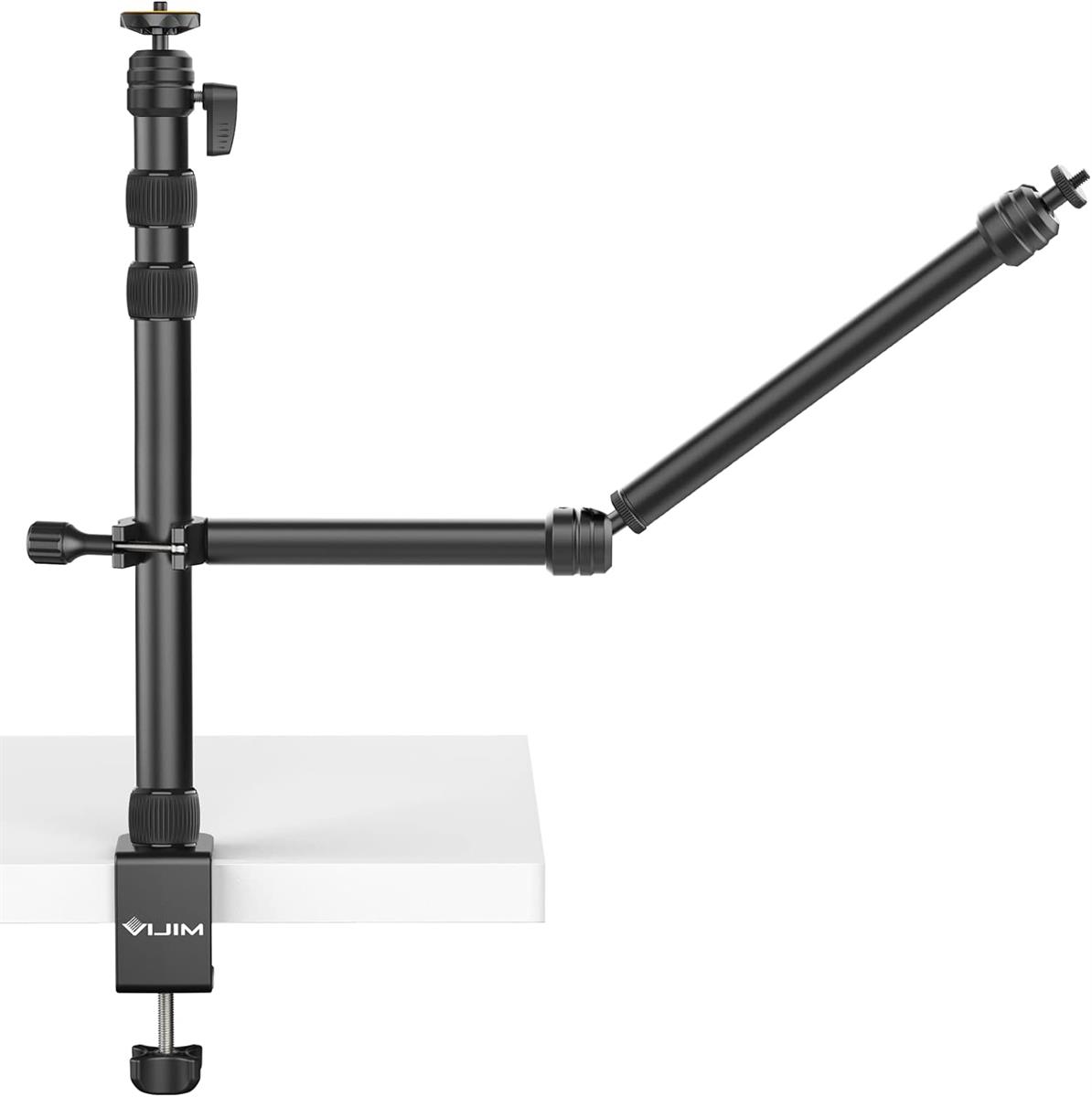 PICTRON LS11 Camera Mount Desk Stand with Auxiliary Holding Arm ...