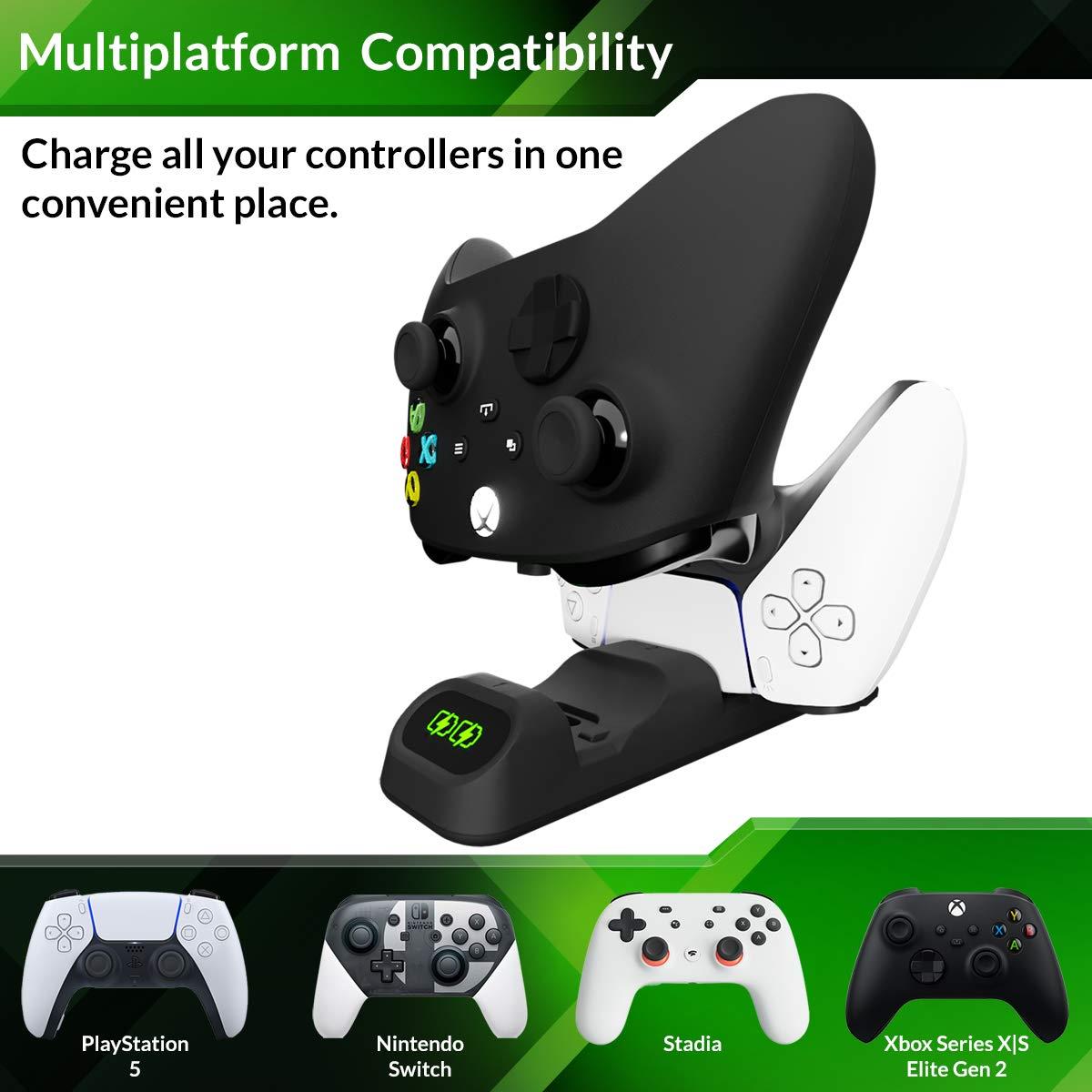 Orzly Xbox Series X|S Controller Charger Twin Docking Station USB Type ...