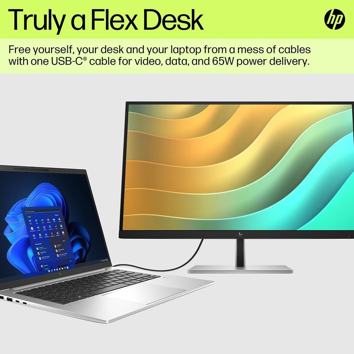 HP 27 E27u G5 QHD 2K Monitor w/Anti-Glare, Flicker Free, Height/Tilt ...