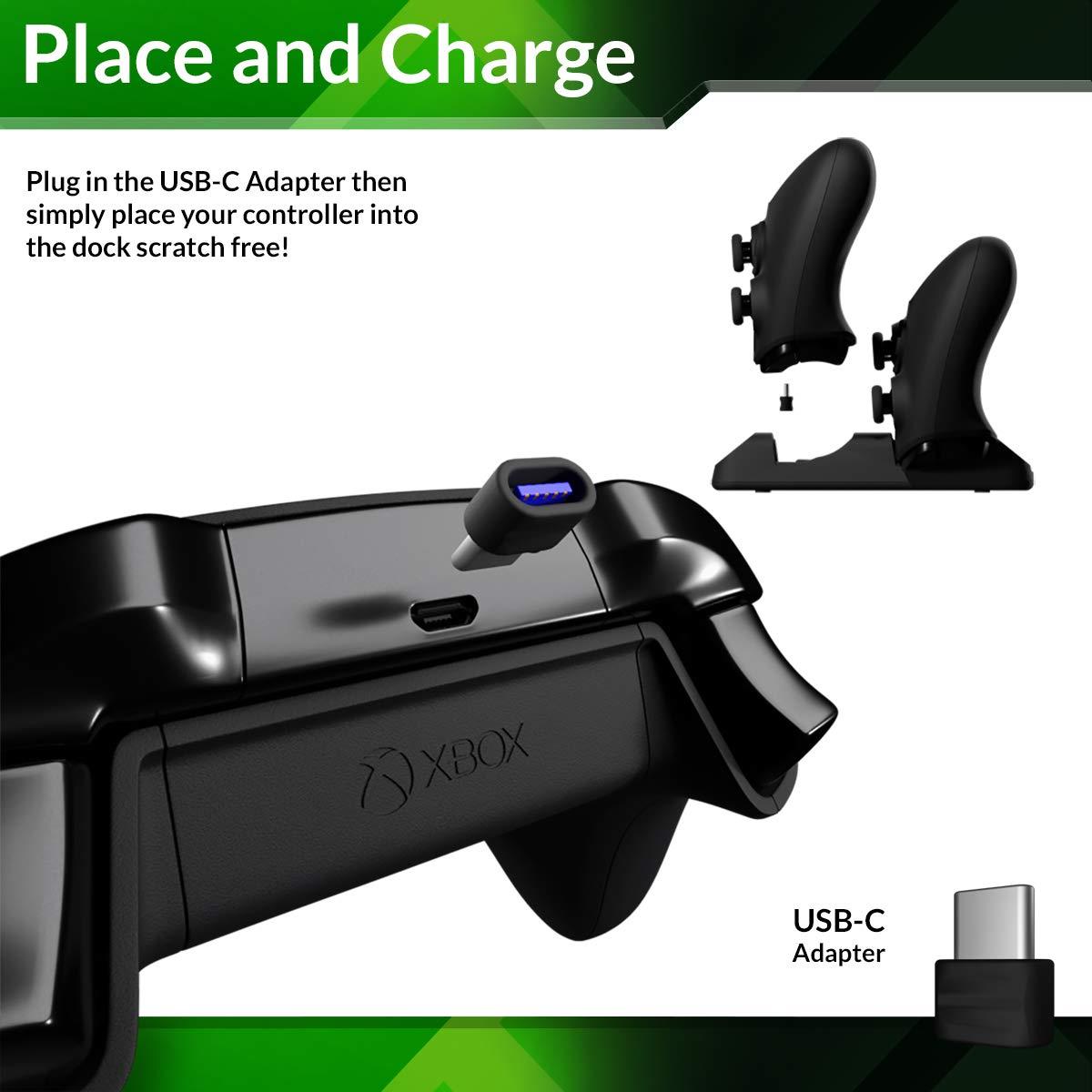 Orzly Xbox Series X|S Controller Charger Twin Docking Station USB Type ...