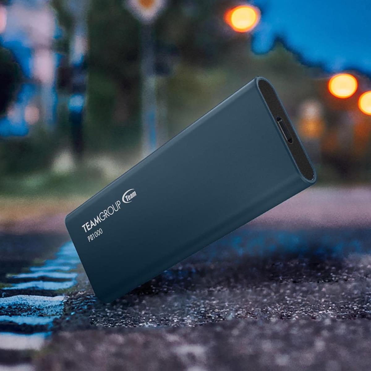 TEAMGROUP PD1000 512GB Aluminum Portable External Solid State Drive SSD ...