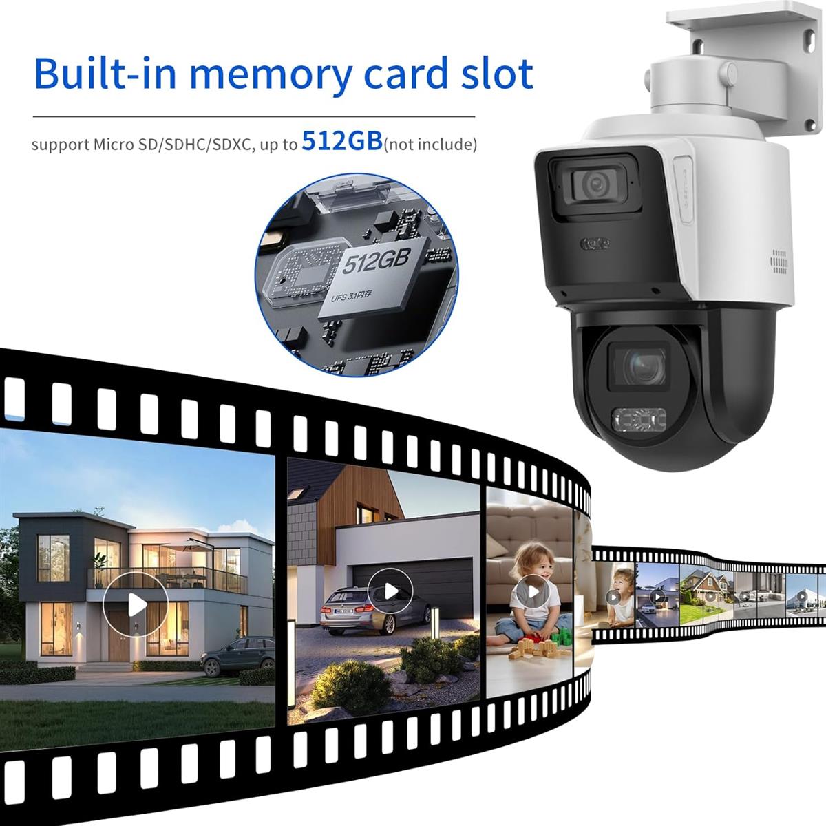 HIKVision PTZ Camera Compatible DS-2SE3C404MWG-E/14 TandemVu 4MP+4MP ...