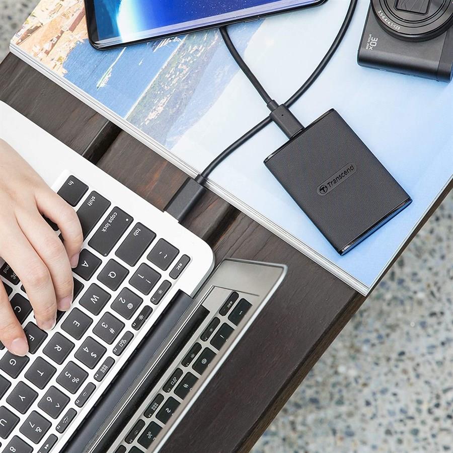 Transcend ESD270C 1TB USB 3.1 Gen 2 Portable SSD TS1TESD270C Type-C in ...