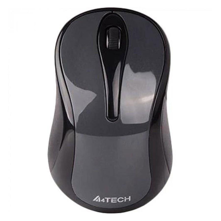 A4Tech G3-280NS 2.4G Optical Wireless Mouse, Silent Clicks, Glossy Grey ...