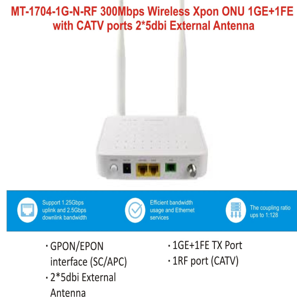 MT-Link 1704-1G-N-RF Gpon RF Wireless Router in Pakistan for Rs. 8000.00 | COMPUTER CARE