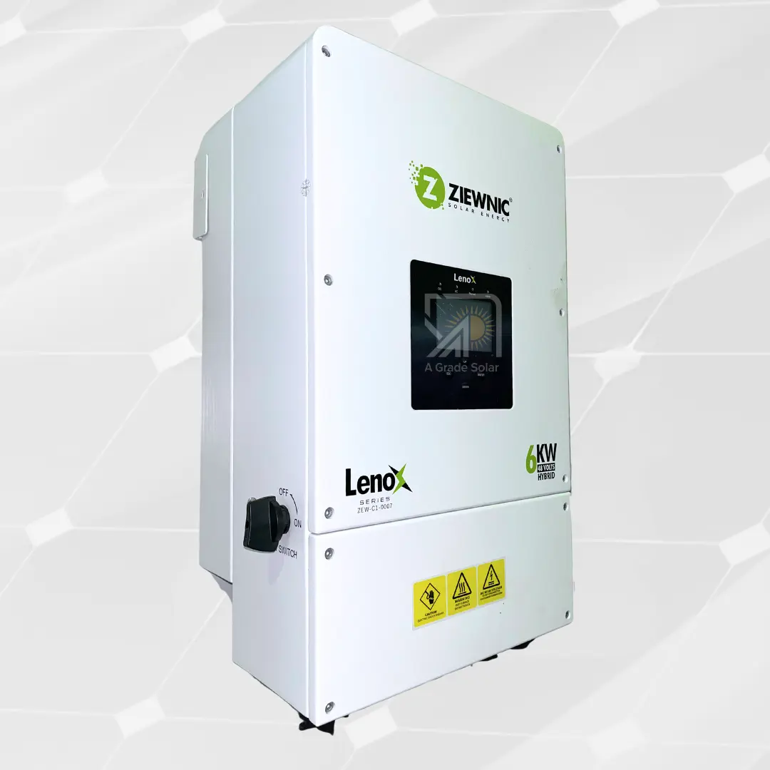 ZIEWNIC LenoX Series 6kW Hybrid Solar Inverter (PV8000) – On/Off Grid ...
