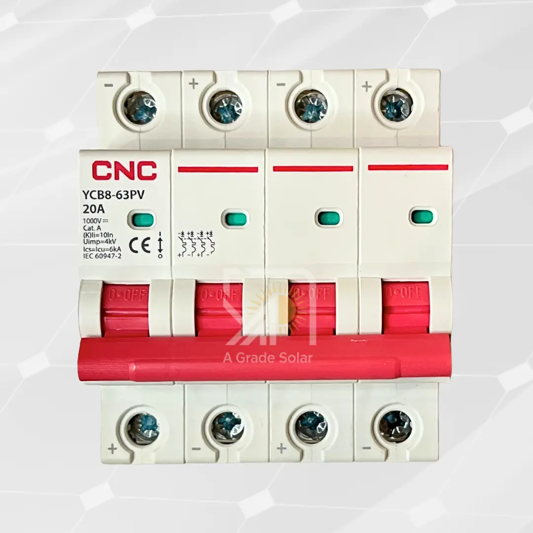 4 Pole DC Miniature Circuit Breaker