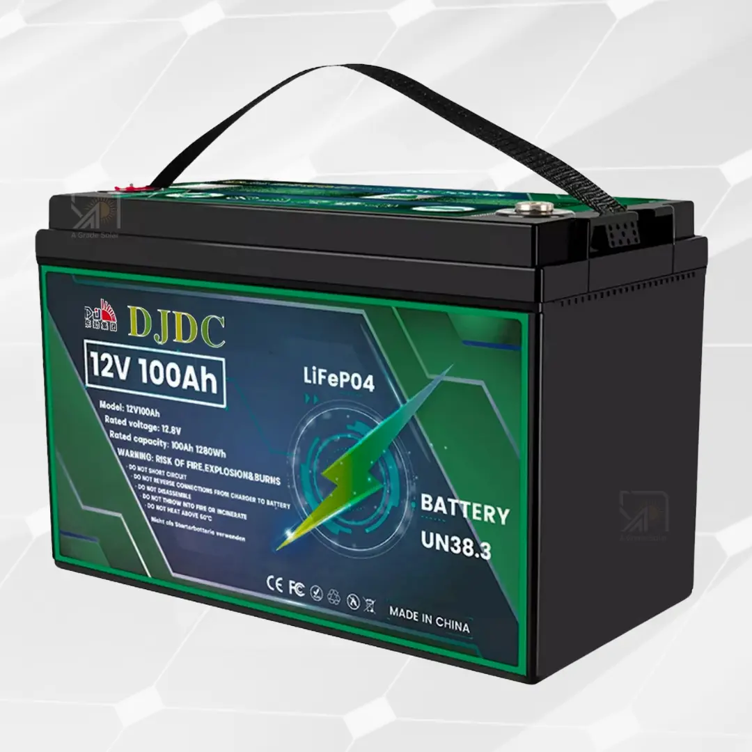 Dongjin LiFePO4 12V 100Ah Lithium Battery – Deep Cycle (No ...