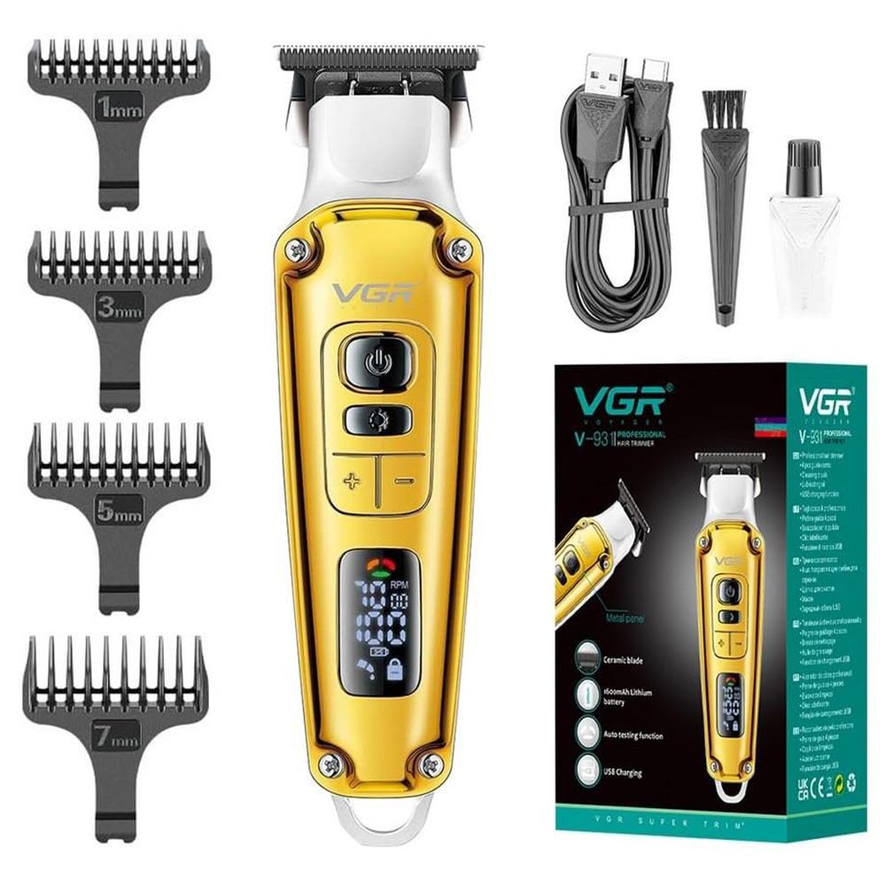 VGR V-931 Professional Hair Trimmer with Digital Display
