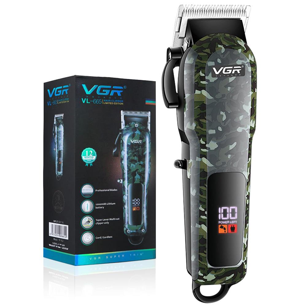 VGR VL-665 Professional Limited Edition Hair Clipper – Cordless/Corded ...