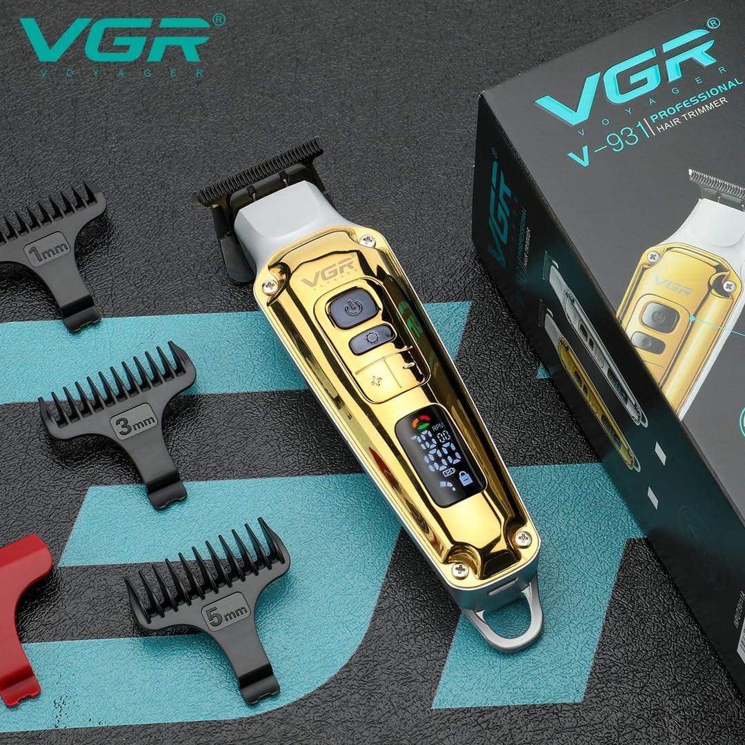 VGR V-931 Professional Hair Trimmer with Digital Display