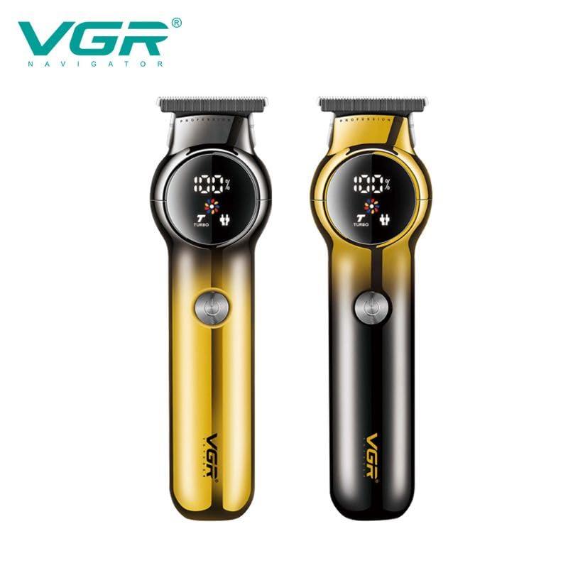 VGR V-989 Pro Li Outliner Rechargeable Electric Cordless Hair Clippers with Digital Display ...