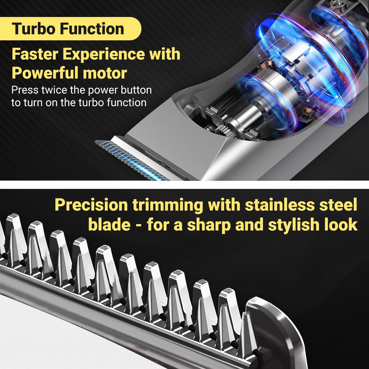 VGR V-290 Professional Cordless Hair Clipper with LED Display