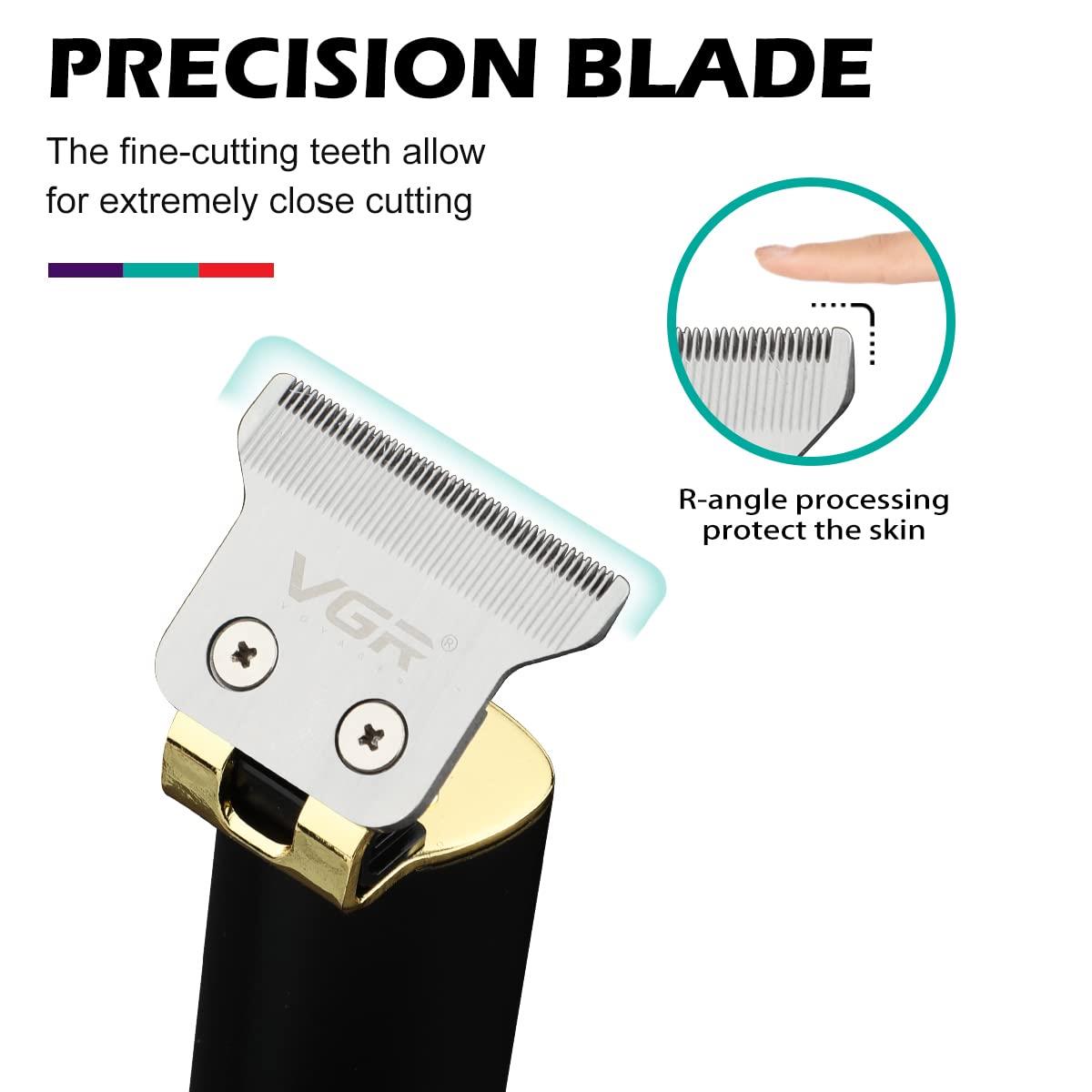 VGR V-009 Professional Pro Li Outliner Cordless Hair Clipper with Dual ...
