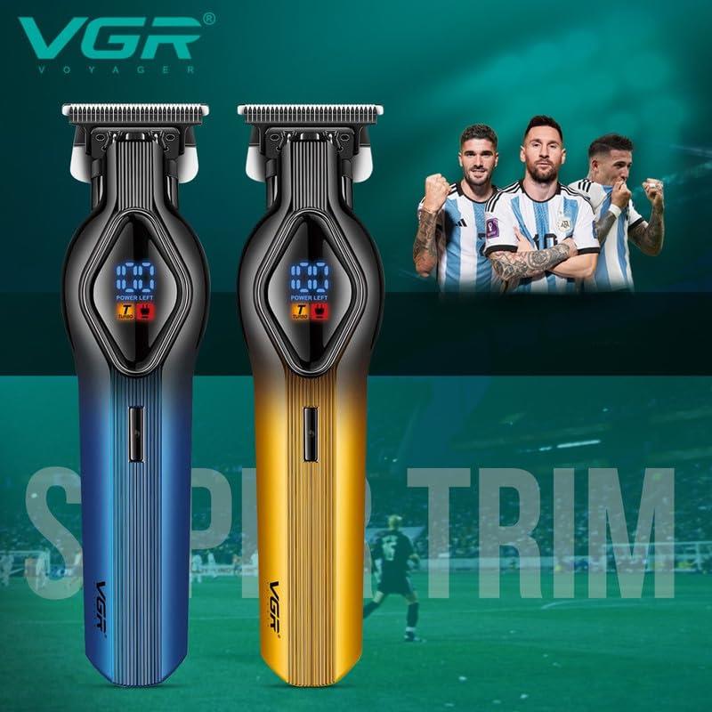 VGR V-921 Professional Digital Display Turbo function 7000RPM Pro Li Outliner Electric Cordless ...