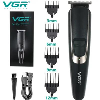 VGR V-187 Professional Cordless Hair Trimmer for Men – USB Charging, Barber-Grade Electric ...