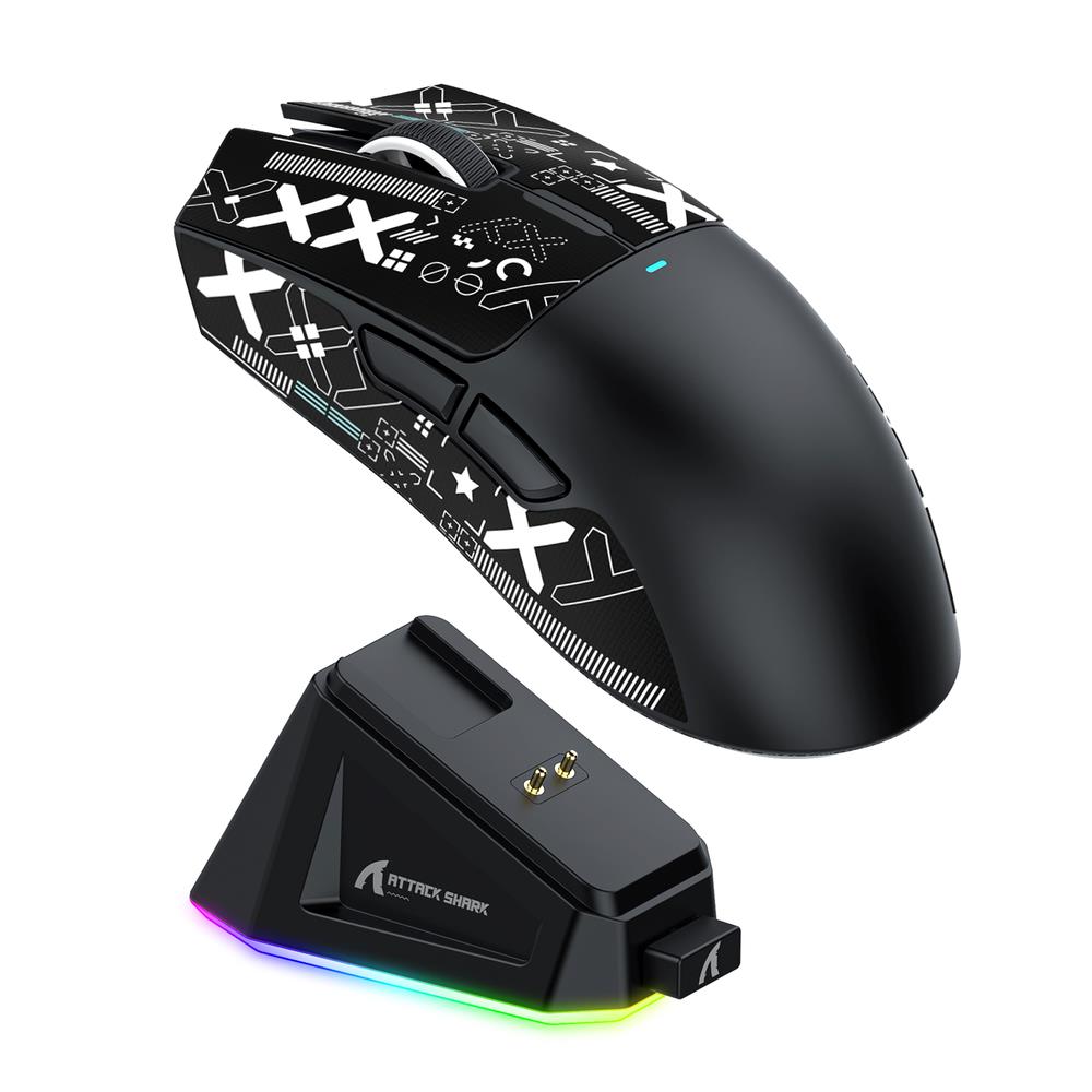 ATTACK SHARK X11 Wireless Gaming Mouse with Charging Dock