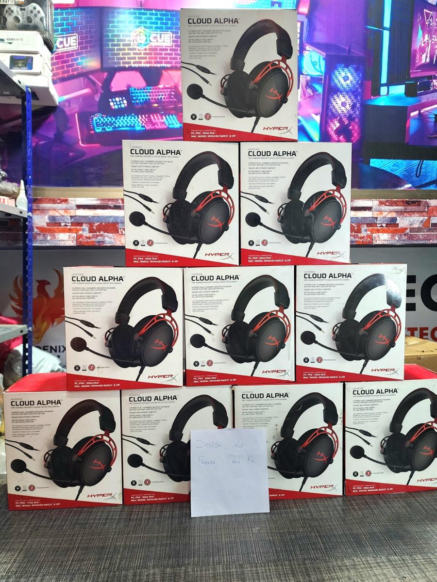 HyperX Alpha + Amp 2 Soundcard - Premium Gaming Sound & 7.1 Surround Audio