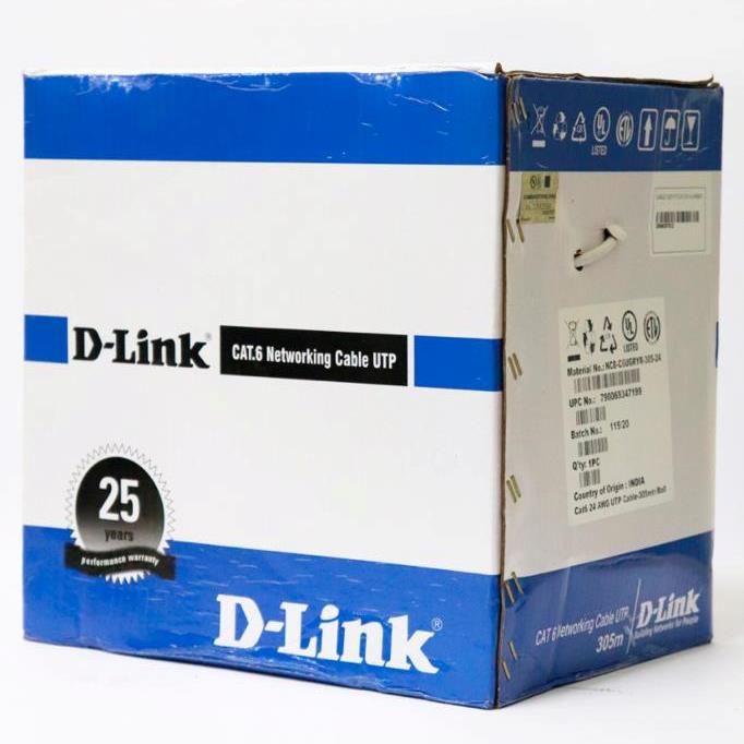 D-Link Cat-6 UTP Pure Copper Coil 305M in Pakistan | DYNAMIC COMPUTERS