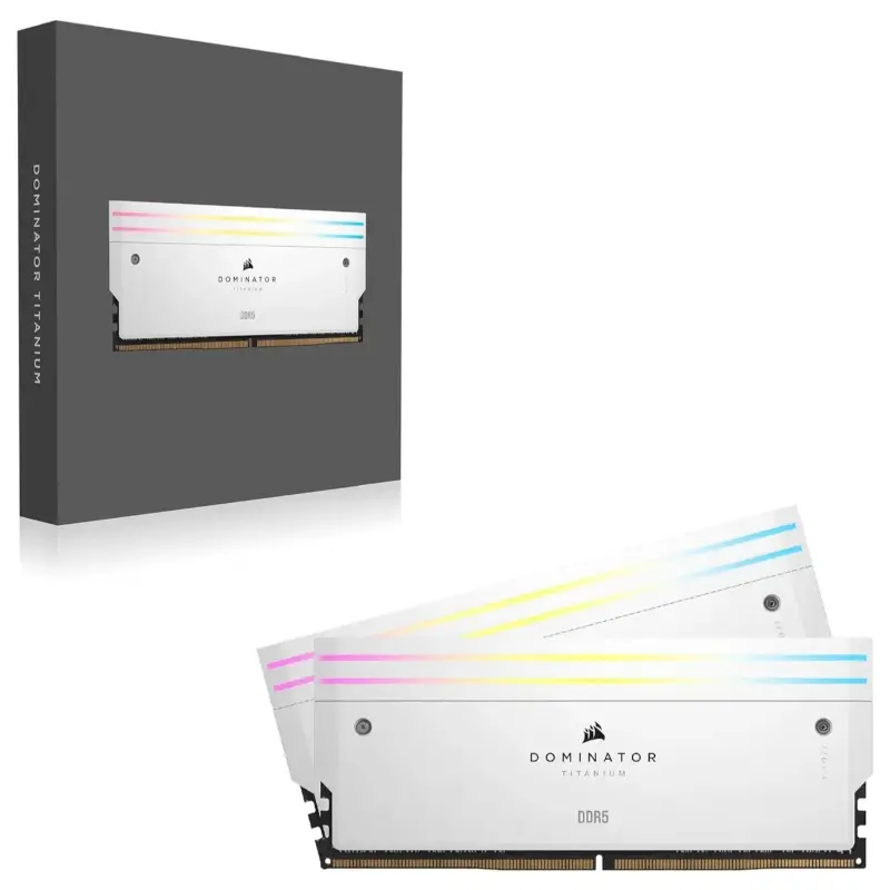 Corsair Dominator Titanium RGB 96GB (2x48GB) DDR5 6600MHz Desktop RAM ...