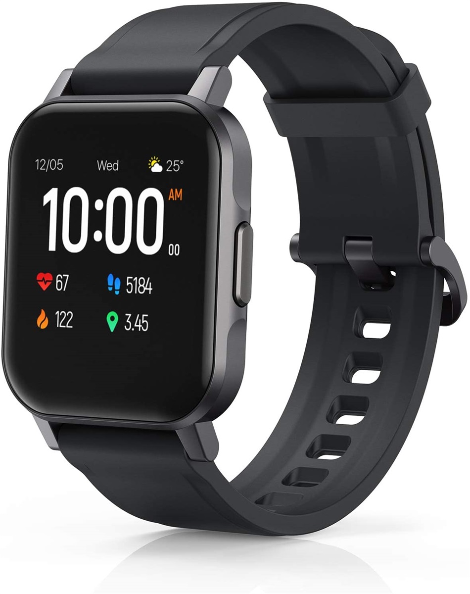 AUKEY Smartwatch Fitness Tracker 12 Activity Modes IPX6 Waterproof Black