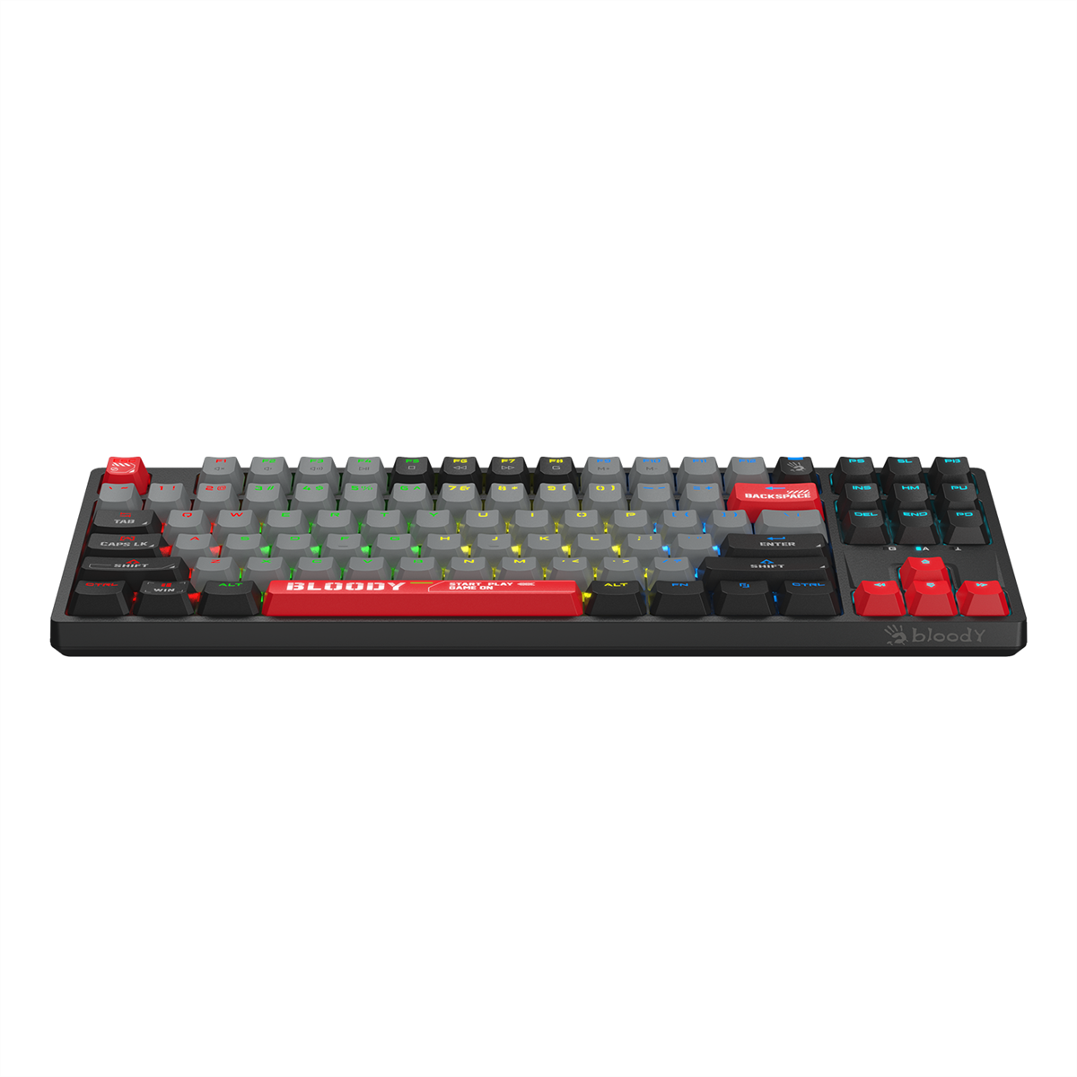 A4Tech Bloody S87 TenKeyLess RGB Mechanical Switch Hot Swappable Gaming ...