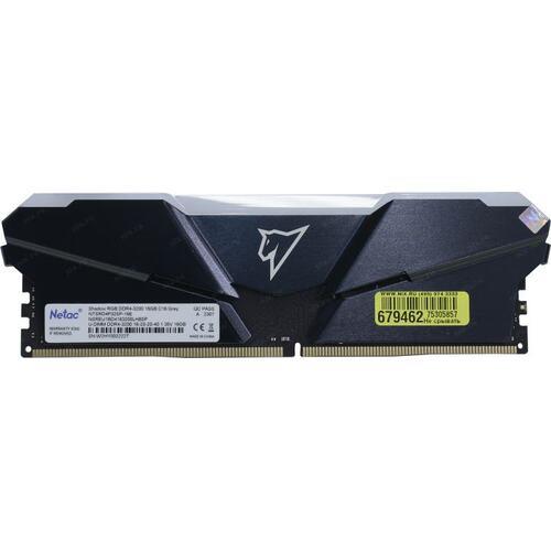 NETAC SHADOW - DDR4 3200MHZ RGB 16GB DESKTOP GAMING RAM Price in Pakistan
