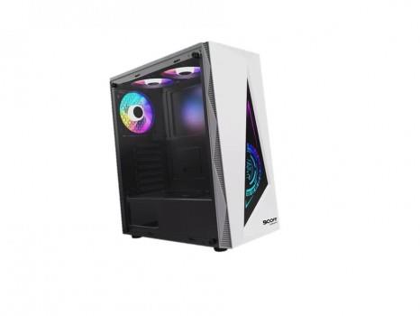 Boost Jaguar PC Case with Pre Installed 3 RGB Fans (White) Price in ...