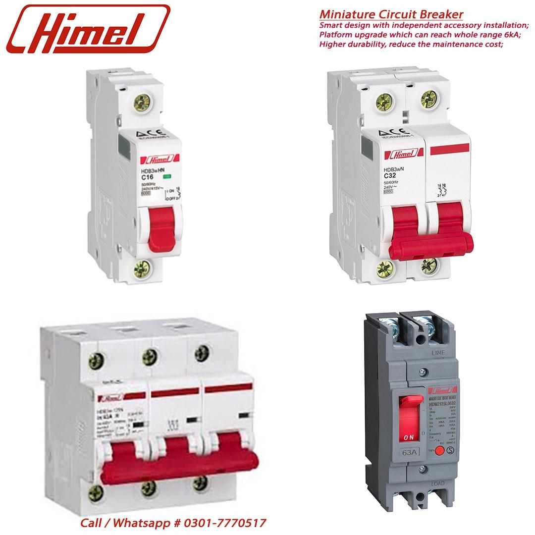 Miniature Circuit Breaker Single Pole Himel in Pakistan | Electrical ...