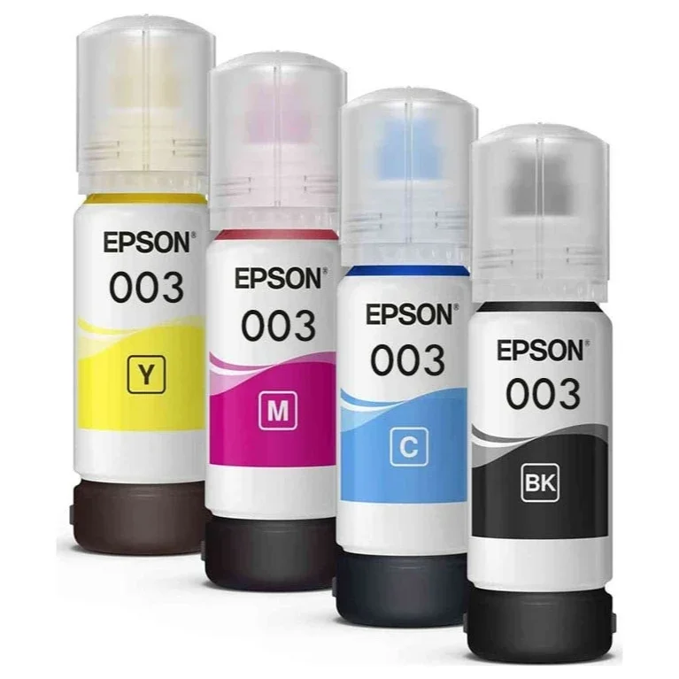 Epson 003 Original Ink Bottle Set, For L3110 L3150 L3210 L3250, Black ...