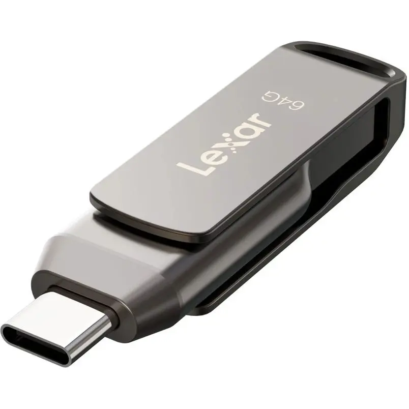 Lexar JumpDrive Dual Drive D400 USB 3.2 Type-C 2-in-1 Flash Drive | USB 3.2